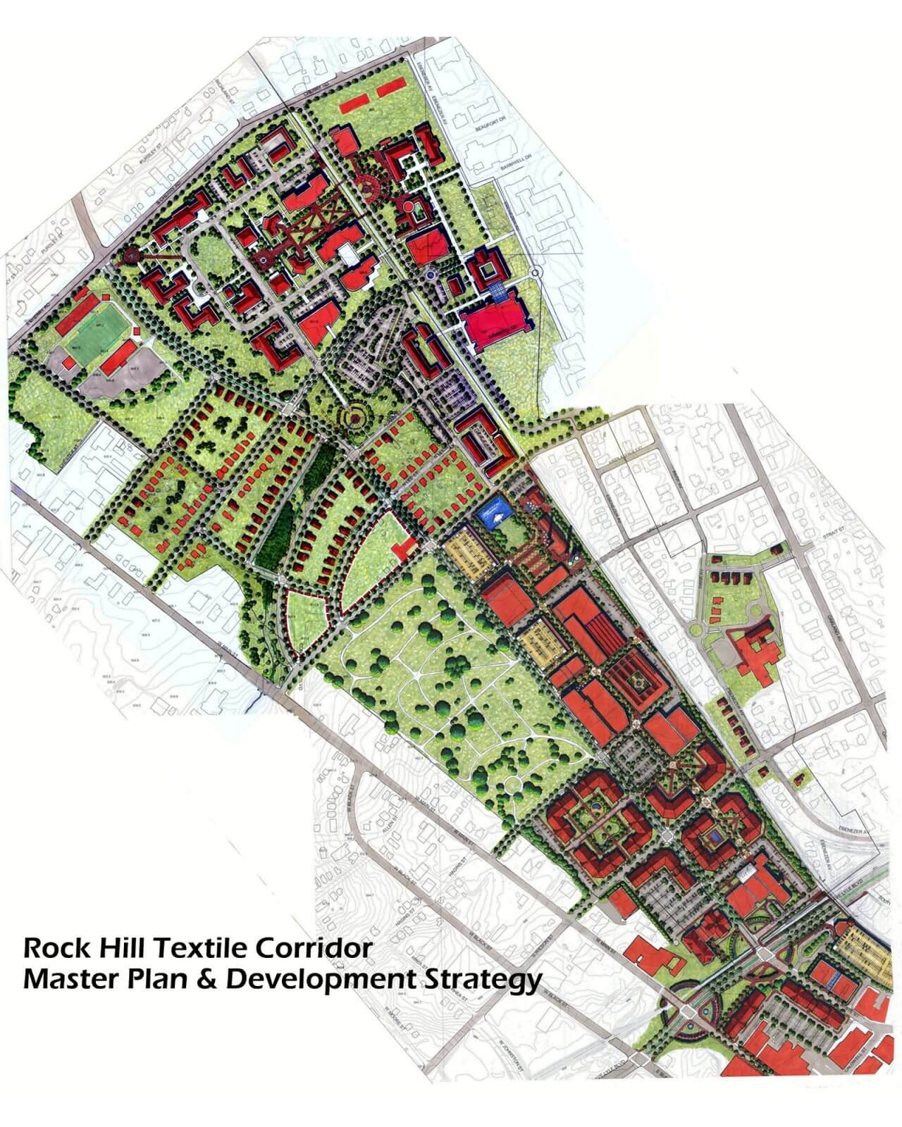 Rock Hill, SC Textile Corridor Master Plan - Regeneration By Design